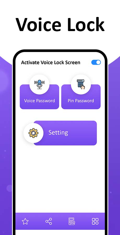 Voice Lock - Pin Pattern - Speak to Unlock - Screen Lock - Smart Voice Lock - App Lock by ieSoftInfo